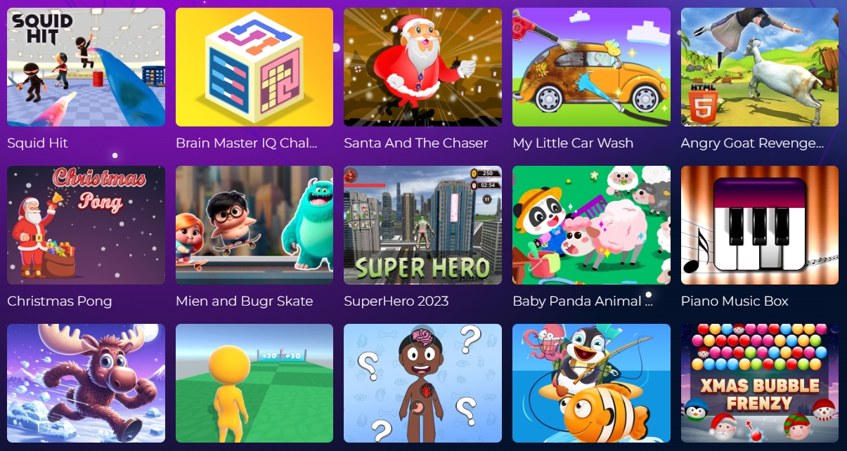 Free Games For Your Website