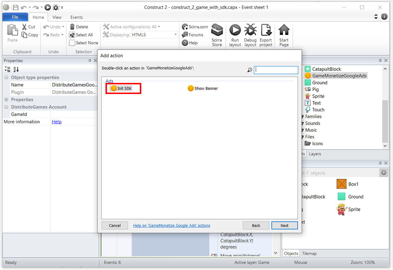 Github Monetizegame Gamemonetize Sdk Construct2 This Repository